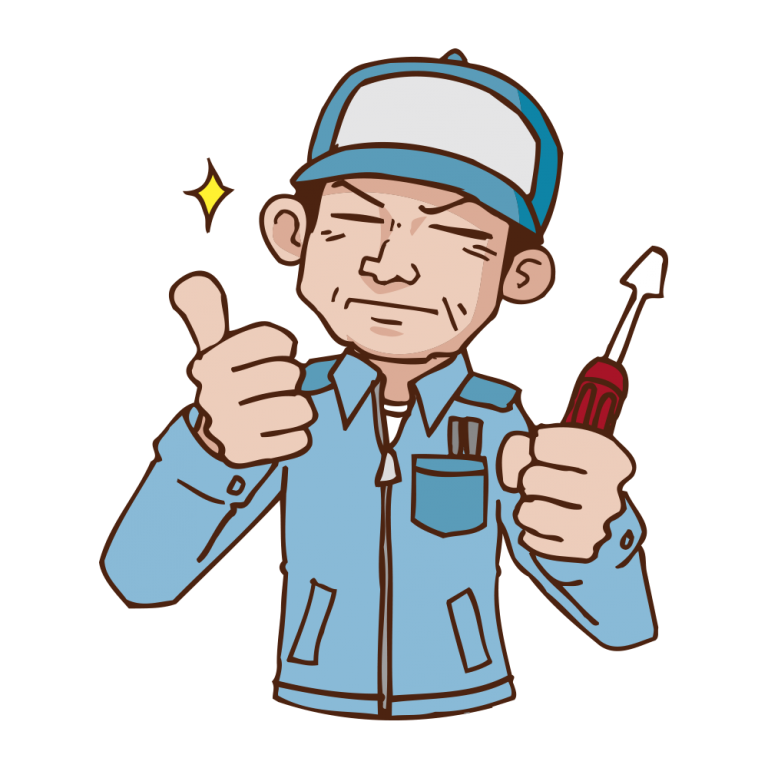 メカニック・整備士のイラスト いらすとそーこ